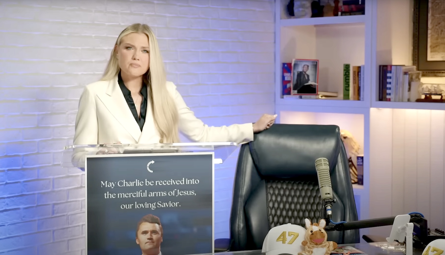 ‘Never Surrender’: Widow Erika Kirk declares Charlie’s ‘voice will ...